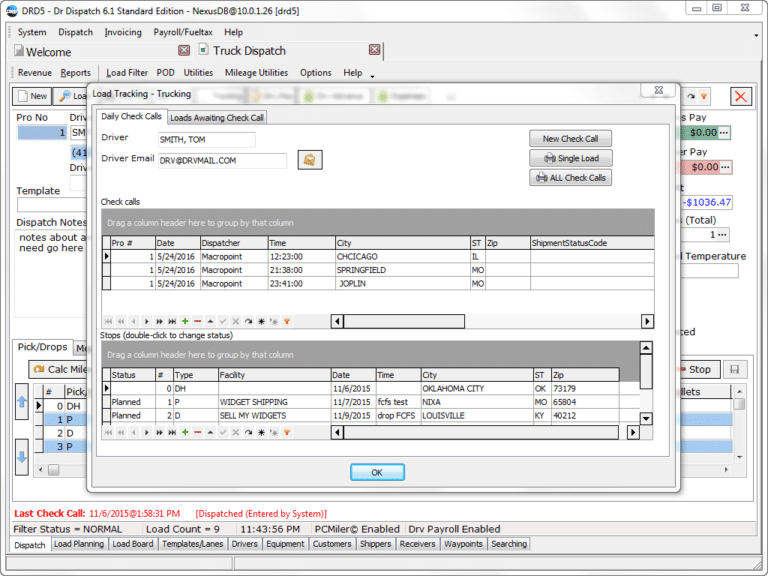 MacroPoint - Dr Dispatch Transportation Software