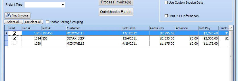 QuickBooks - Dr Dispatch Transportation Software